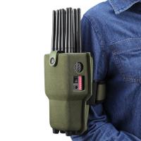 China Plastic 12 Antennas Multifunctional Mobile Phone Signal Jammer Blocking All 2G.3G.4G.5G Mobile Phone Signals and GPSL1 WIFI Lojack Signals for sale