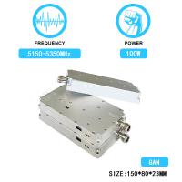 China Fpv Anti Drone Module Jammer 100W 5.2g Antidrone Drone Signal Jamming Module With  GAN And Isolation Protector for sale