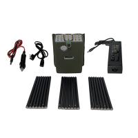 China New design 21 antennans portable signal jammer blocking WIFI 6E and mobile phone 2G, 3G, 4G, 5G and GPS, WIFI,  UHF, VHF, RF,LOJACK signals with new longer 2.5dbi gain omni antennas for sale