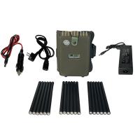 China 18 antennans portable signal jammer blocking WIFI 6E and mobile phone 2G, 3G, 4G, 5G and GPSL1, GPSL2-L5, GPSL3-L4 , 2.4GWIFI, 5.2GWIFI, 5.8GWIFI, UHF, RF, Lojack signals With 2.5dbi Antennas. for sale