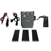 China 16 Antennans Portable Signal Jammer Blocking 2G, 3G, 4G, 5G Mobile Phone Signals , And GPSL1, GPSL2-L5, 2.4GWIFI, 5.2GWIFI, 5.8GWIFI, Lojack Signals for sale