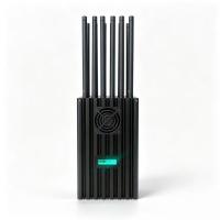 China 75W Portabe 12 Antennas 2G.3G.4G.5G Cell Phone Signal Jammer 2.4G 5.2G.5.8G WIFI Signals and GPSL1.L2.L3.L4.L5.  Lojack Signals（Supports charging while discharging） for sale