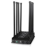 China 8 antennas  jammer with Intelligent cooling system,blocking 2G,3G,4G,5G signals,cover range up to 150m for sale