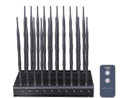 China Multifunctional 20 antennas 5G mobile phone(Including 3.5G, 3.7G), GPS, 2.4G, 5.2G, 5.8G, WIFI6E, RF etc,.Signals jammer With Remote Control. for sale