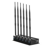 China Adjustable 20 watt 6 Antennas High Power 2G 3G 4G(LTE+Wimax) Jammer for sale