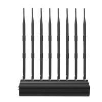 China Adjustable 20 watt 8 Antennas High Power GPS/ WiFi/ 4G(LTE+Wimax)/ 5G Jammer for sale