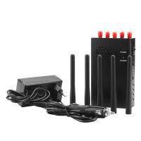 China Portable 5 antennas cell phone  jammer for sale