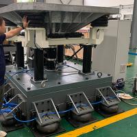 China Sinusoidal Hydraulic Vibration Test Bench Force 500KN 0.6m/s for sale