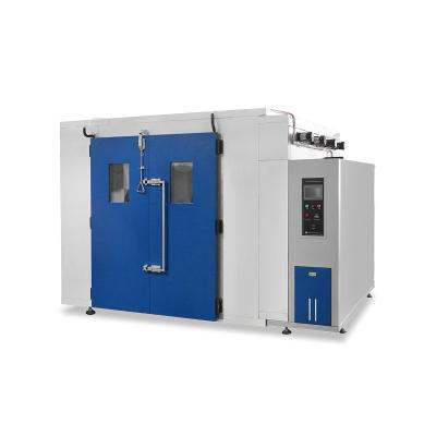 China OEM SUS304 Walk In Test Chamber Programmable With 7″ LCD Touch Panel for sale