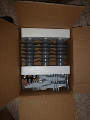China 12 KV Metal Oxide Gapless Lightning Arrester / 5 Ka Polymer Surge Arrester for sale