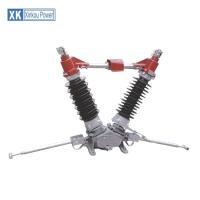 China 12 KV High Voltage Disconnect Switch / 2 Pole 2000 Amp Disconnect Switch for sale