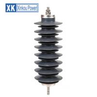 China Polymer 24kv Hv Surge Arrester Transmission Line Lightning Protection for sale