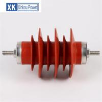 China 15kv Zinc Oxide Lightning Arrester / Electrical Distribution Surge Arrester for sale