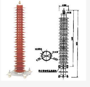 China Metal Oxide High Voltage Lightning Arrester Air Termination Support for sale