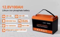 China 12kg Solar Energy Storage Battery UN38.3 100AH 12V LiFePO4 Deep Cycle Battery for sale