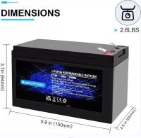 China 12.8V 10Ah Lithium Phosphate Battery Built In LiFePO4 Rechargeable Battery for sale