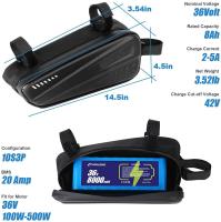 China Waterproof Scooter Lithium Battery 36V 12Ah / 8AH 48V 10ah Lithium Ion Battery for sale