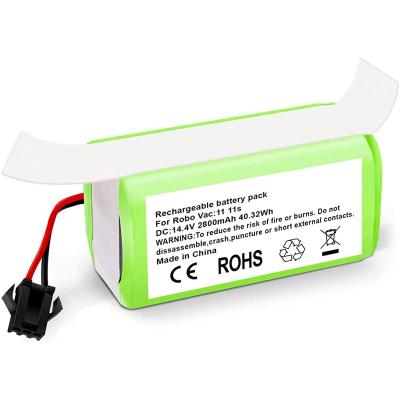 China RoboVac Vacuum Cleaner Lithium Battery 11S 15C 15T 14.4V 2800mAh Li Ion Battery for sale