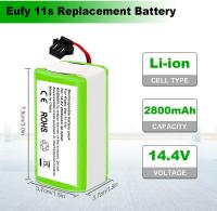 China RoboVac Vacuum Cleaner Lithium Battery 11S 15C 15T 14.4V 2800mAh Li Ion Battery for sale