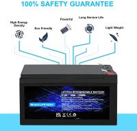 China LFP Lithium Phosphate Rechargeable Battery IP67 12.8V 100Ah LiFePO4 Battery for sale