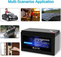 China LFP Lithium Phosphate Rechargeable Battery IP67 12.8V 100Ah LiFePO4 Battery for sale