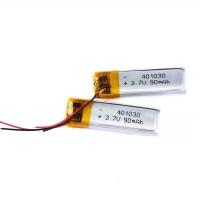 China 401030 Li Ion Polymer Battery Pack 3.7v 100mAh Small Lithium Ion Battery Pack for sale