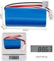 China Lightweight 3C Lithium Battery KET-2P Li Ion 18650 Battery 7.4V 1300mAh CE for sale