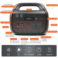 China Outdoor Emergency 1000W Portable Solar Generator Power Station 40000mAh for sale