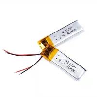 China 401030 Rechargeable Lithium Polymer Battery 0.09A 90mAh BT Headset Battery for sale