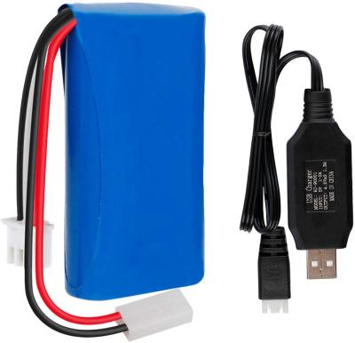 China NCM 7.4v 1300mAh Lipo Battery / 7.4v Rechargeable Lithium Ion Battery IP67 for sale