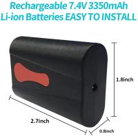 China 3.7V Lithium Battery Powered Heater 7.7kg 7.4V Heated Jacket Battery for sale