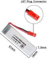 China 7800mAh 3.7v Rechargeable Lithium Polymer Battery Cell 16g NCM for sale