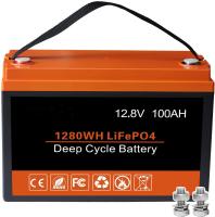 China 12.8V 100A Solar Energy Storage Battery 1.2kg 12v 100ah LiFePO4 Battery for sale