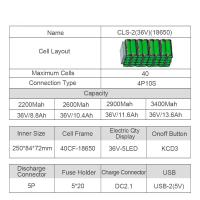 China 7S3P Electric Bicycle Lithium Battery Pack 36v 10.4ah 5.2kg Weight for sale