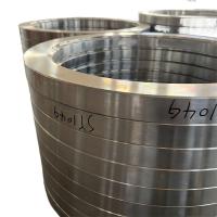 China Hot Mold Forging Large Size Alloy Steel Shaft Sleeve Disc Blank Ring Thickness 50mm for sale