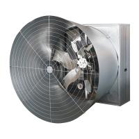 China Agricultural 1.1kw Galvanized Ventilation Exhaust Fan 6 Blades Cone Type for sale