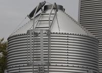 China Pig Poultry House Silo Feed Bin 40 degree Roof 1830mm 3660mm dia for sale