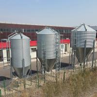 China Poultry Farm 1390 KG Silo Feed Bin 4-6 Legs Feed Storage Silo for sale