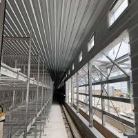 China AZ Plate Broiler Chicken Farm Structure Shed Construction 30 Years Life for sale