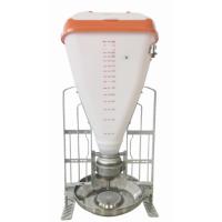China Swine Farm SS304 Automatic Pig Feeder 110L Dry Wet Feeder for sale