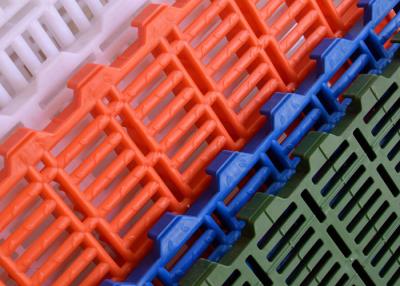 China ISO Goat Farm Plastic Slatted Floor 1200*500*40mm White Orange for sale