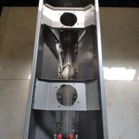 China Double Sides Stainless Steel Feed Trough 8 6 Holes Weaner Pig Feeding for sale