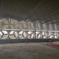 China 54in Fiberglass Cone Ventilation Exhaust Fan 3 Phases 220v-380v for sale