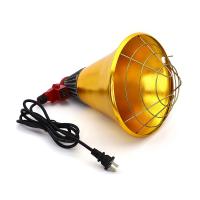 China Pig Farm Aluminum Farrowing Pen Lampshade 21.5cm dia For Piglets Heating for sale