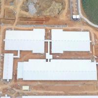 China Square Pipe Steel Poultry Shed Structure Heat Insulation Local Wind Load for sale