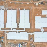 China Silver Pig House Poultry Farming Structures HI HOPE Broiler Housing Structure for sale
