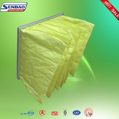 China New Ultrasonic Sealed Breathable H11 Bag Filter For HVAC System for sale