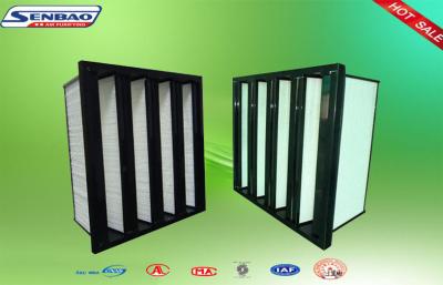 China Mini Pleated V Pack Filters Compact Hepa Filter Air Purifiers for sale