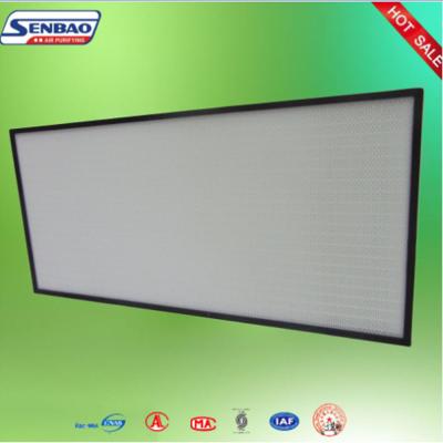 China Mini Pleat Ultra ULPA Air Filter Fiberglass for Electronic And Clean Room for sale