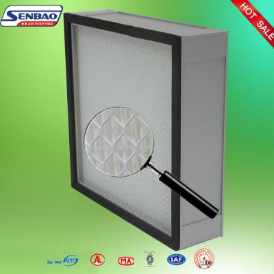 China Fiberglass 0.3 Micron Hepa Air Conditioning Filters For Clean Room for sale